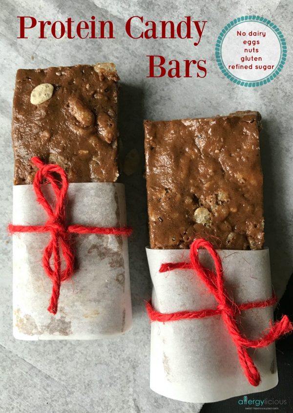 How to Make Vegan Protein Candy Bars - Allergylicious