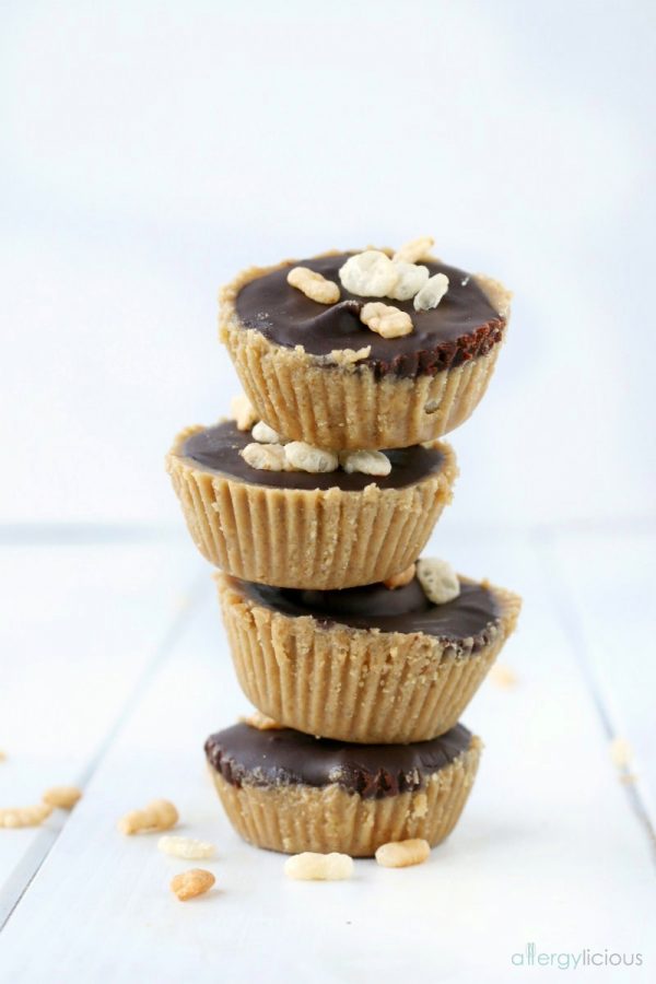 Crunchy Chocolate SunButter Cups / Allergylicious