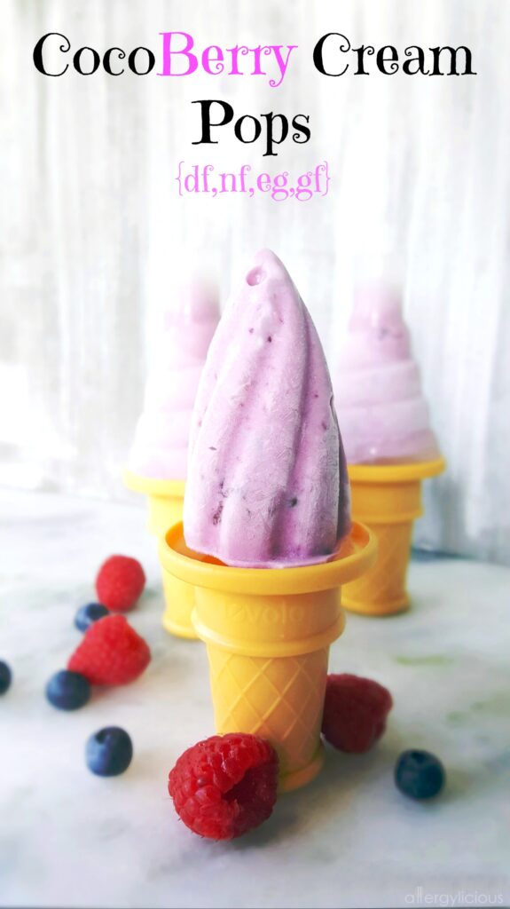 CocoBerry Cream Pops - Allergylicious
