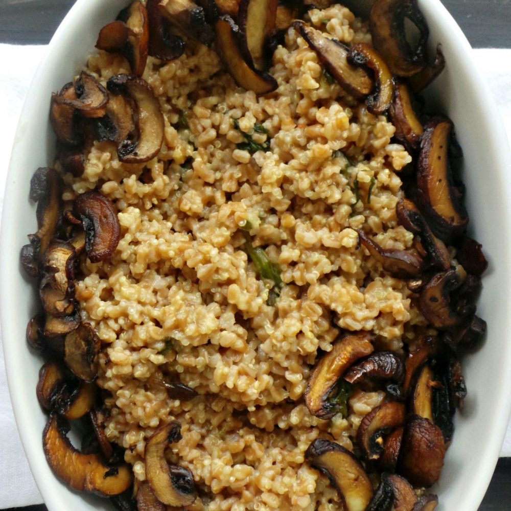 Creamy Farro Risotto - Allergylicious