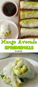 Mango Avocado Spring Rolls - Allergylicious