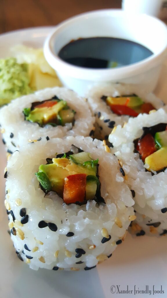 Pei Wei’s Cucumber Avocado Buddha Rolls - Allergylicious