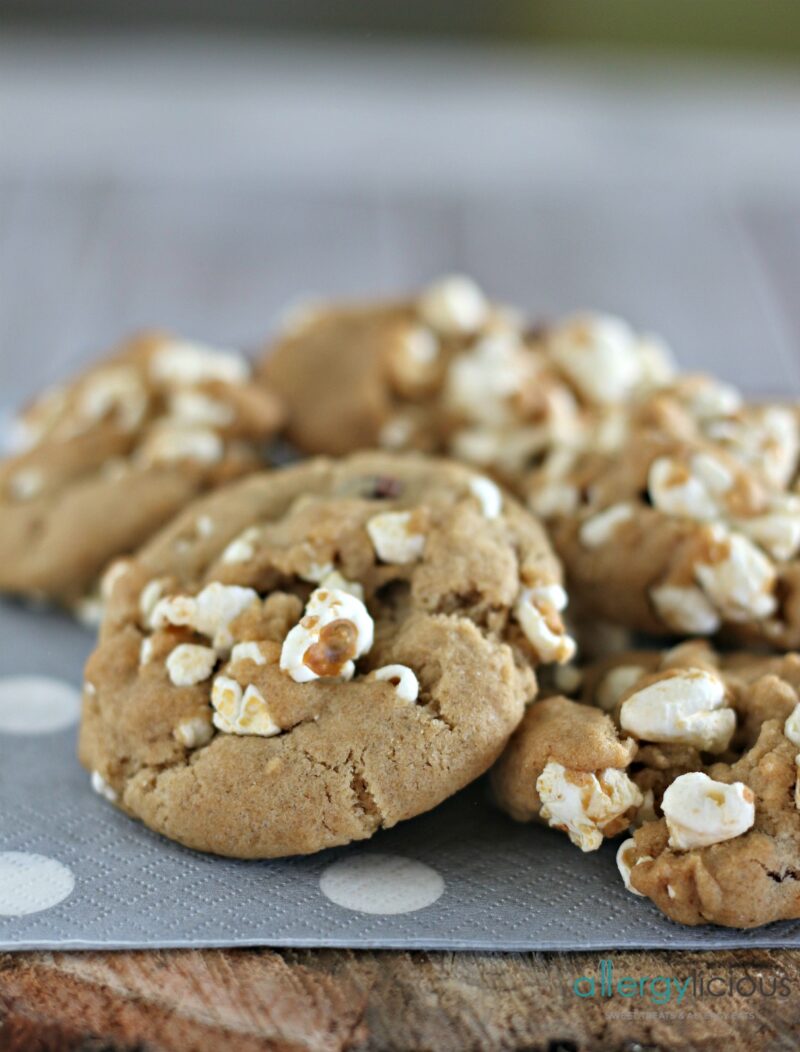 Easy Popcorn Chocolate Chip Cookies - Allergylicious