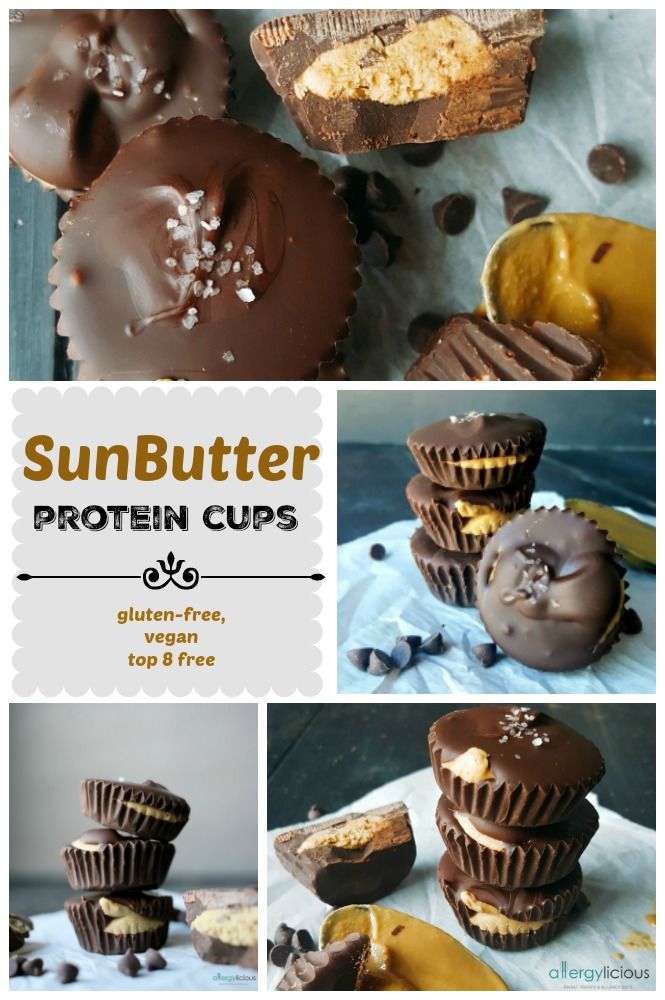 Easy to Make Chocolate Protein Cups - Allergylicious