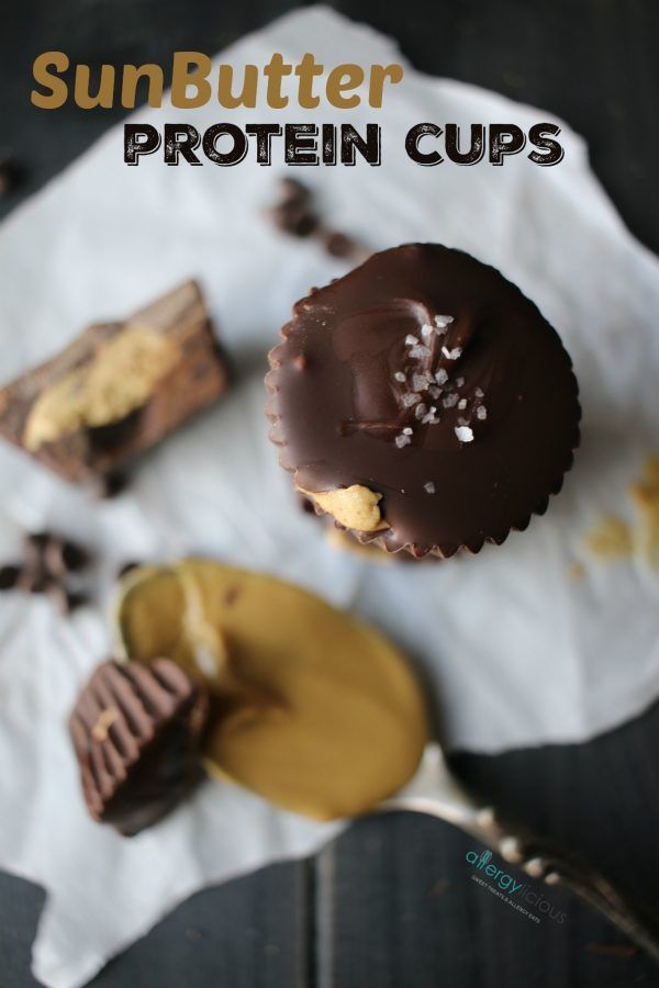Easy to Make Chocolate Protein Cups - Allergylicious