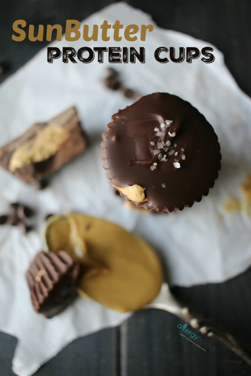 Easy to Make Chocolate Protein Cups - Allergylicious