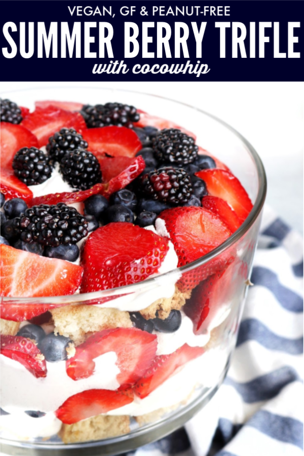 Vegan Berry Trifle (gluten-free) - Allergylicious