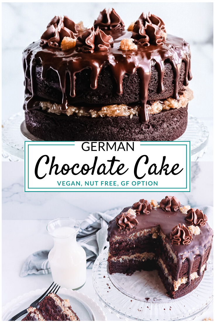 German Chocolate Cake - Allergylicious