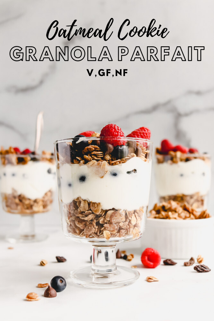 Oatmeal Cookie Granola Parfait {Meatless Monday Family Cookbook ...