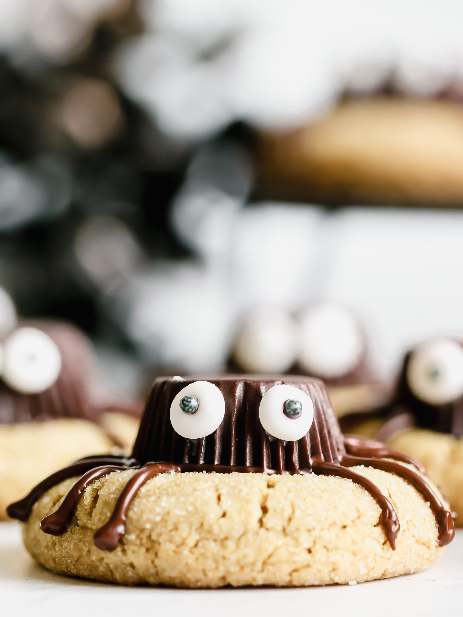 Spooky Halloween Spider Cookies (vegan, nut free) - Allergylicious