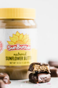 Salted Chocolate Covered SunButter Hearts – Easy and Delicious ...