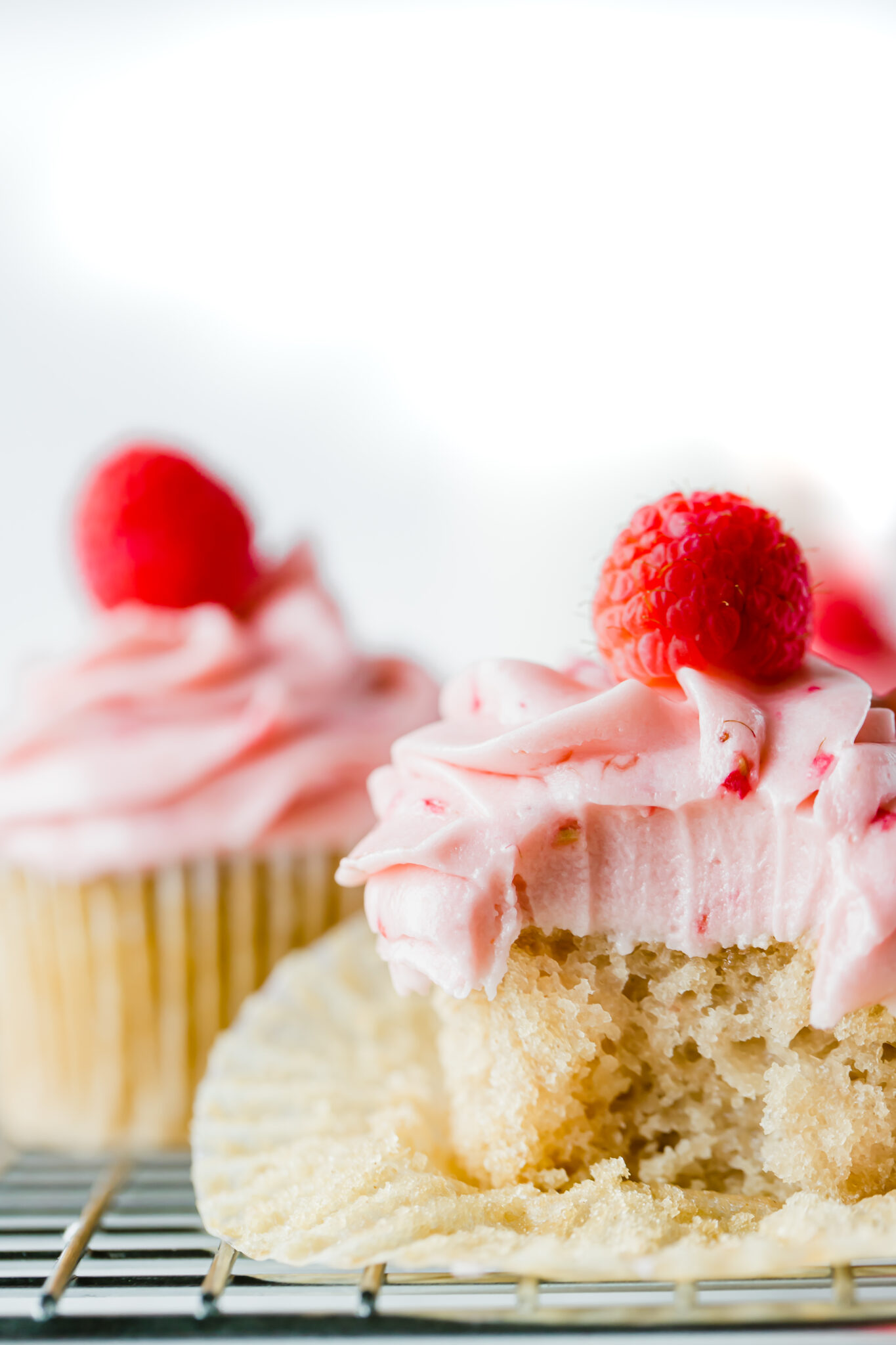 Ultimate Vegan Vanilla Cupcakes with Raspberry Buttercream - Allergylicious
