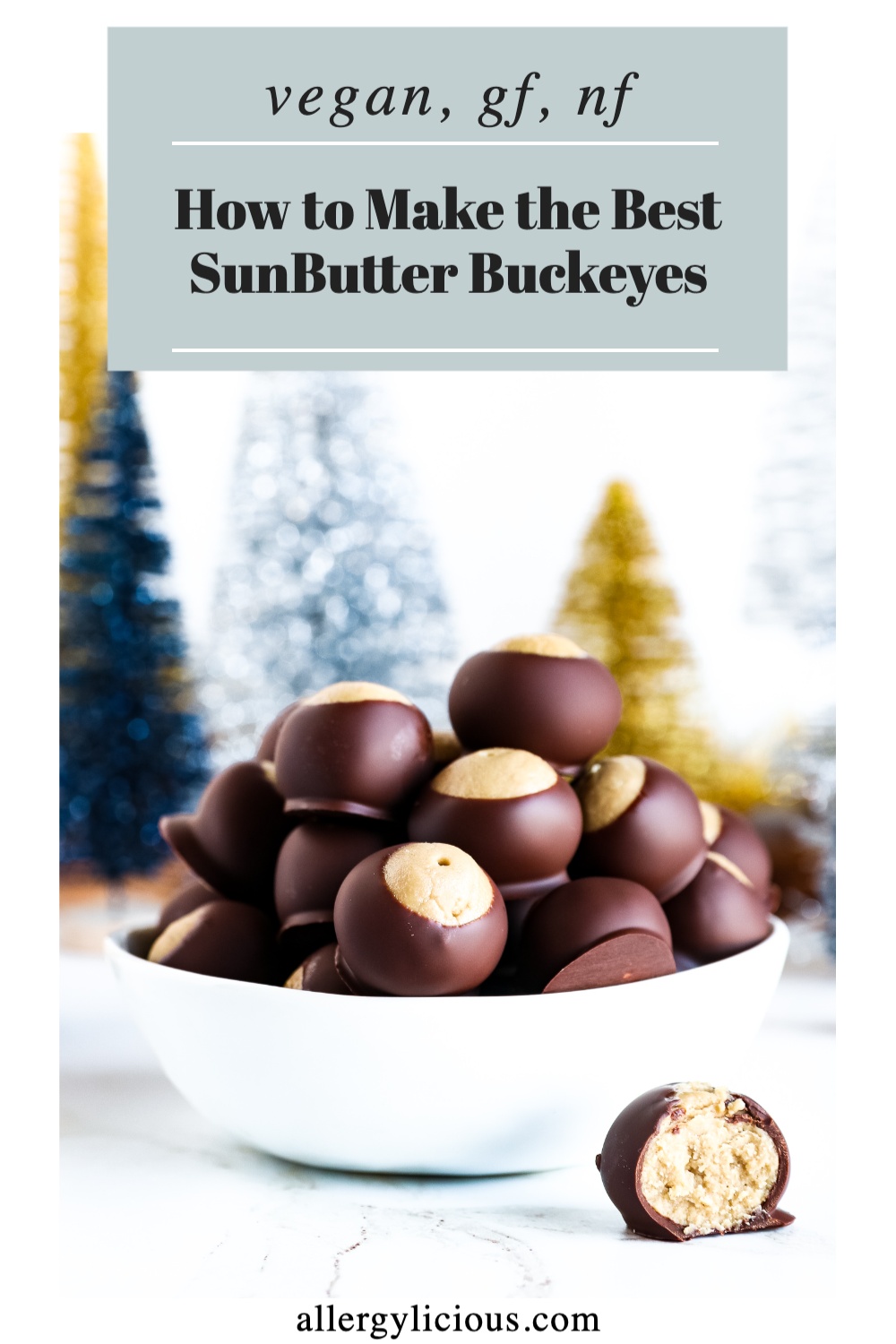 How to Make the Best SunButter Buckeyes - Allergylicious